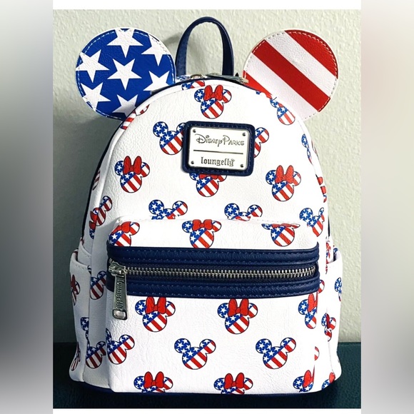Loungefly | Bags | Nwt Disney Loungefly Stars Stripes American Flag ...